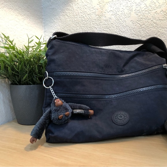 Kipling | Bags | Kipling Canvas Should Bag Navy | Poshmark